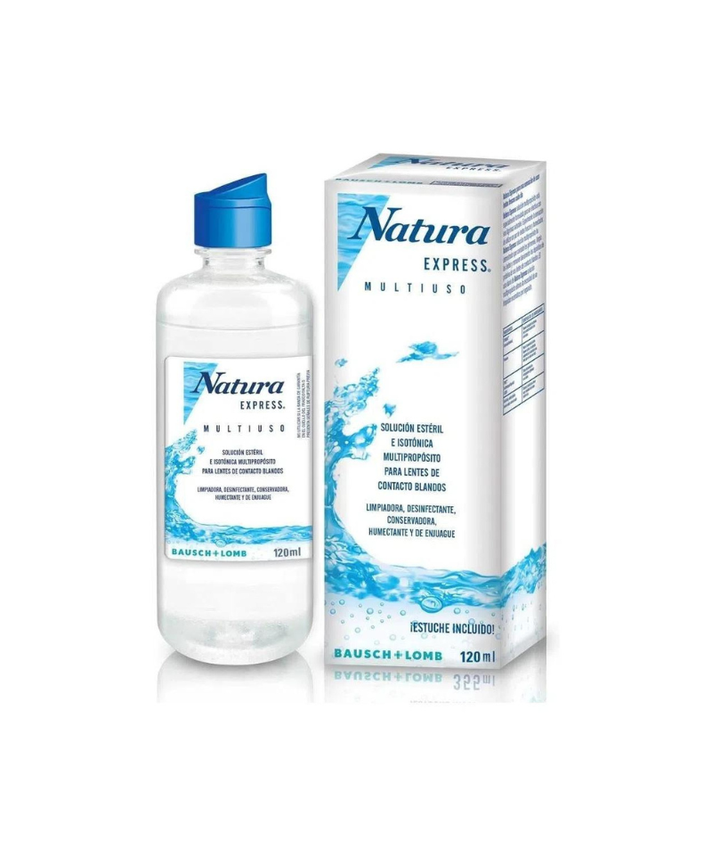 Solución Para Lentes De Contacto Natura Express X 120 Ml