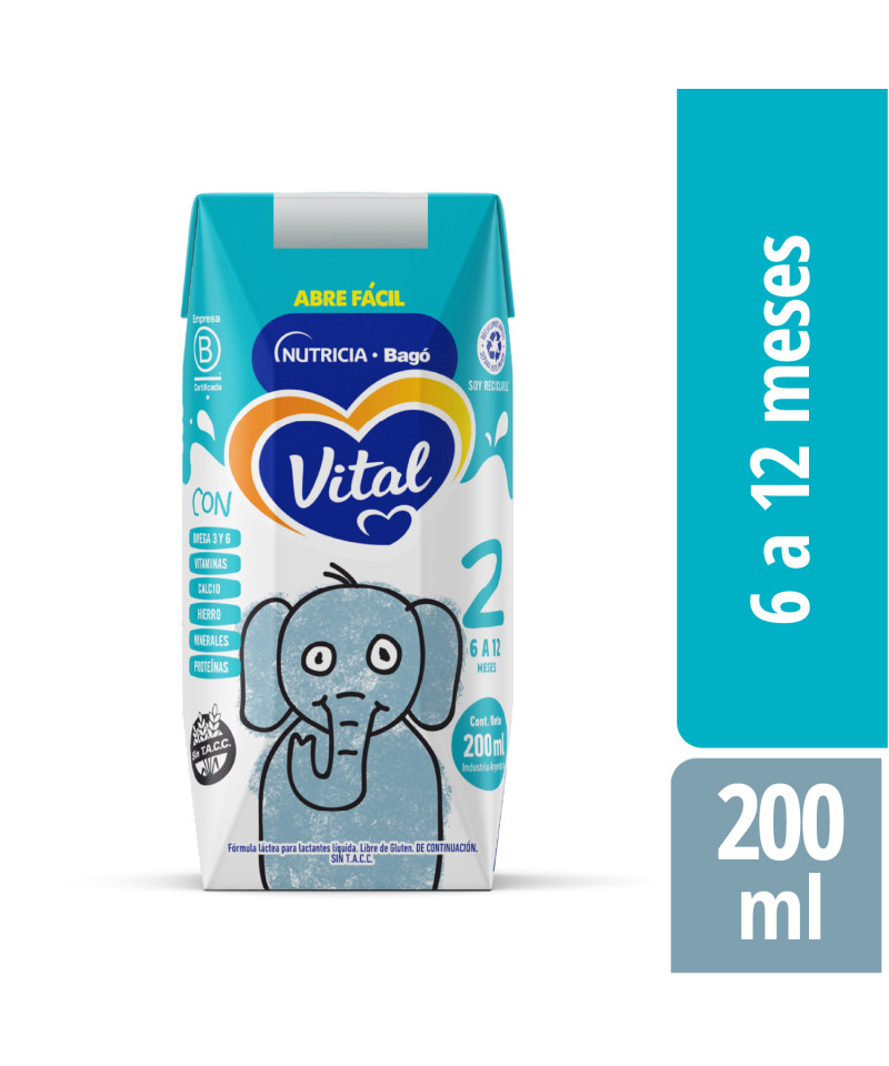 Leche Vital 2 Brick X 200 Ml
