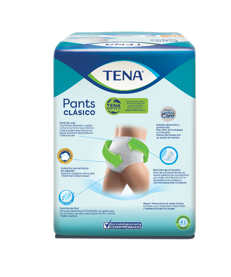 Pañal Adulto Tena Pants Clasico Medium X8un