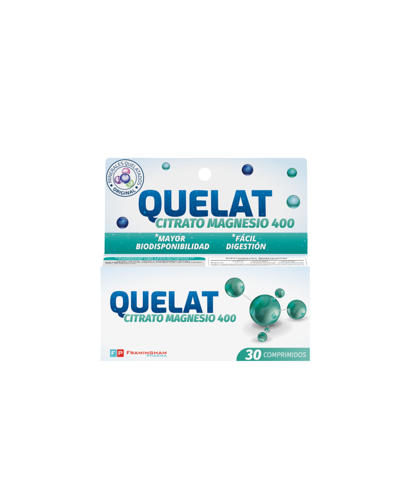 Suplemento Citrato De Magnesio 400 X 30 Comp