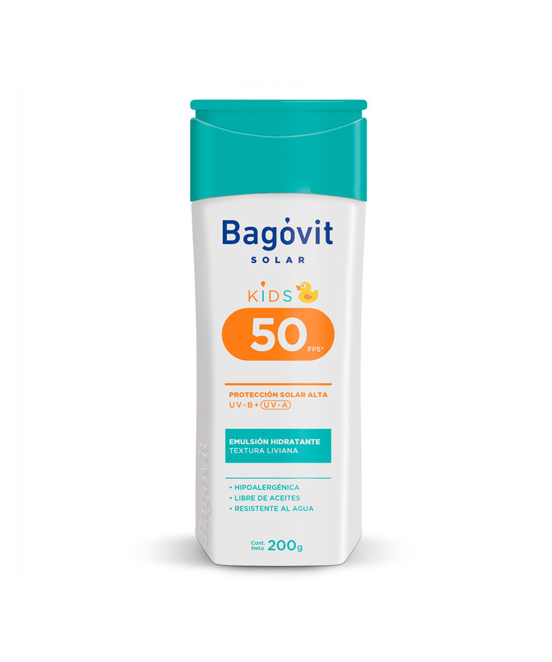 Protector Solar Bagóvit Emulsión Kids FPS 50+ X 200 Ml
