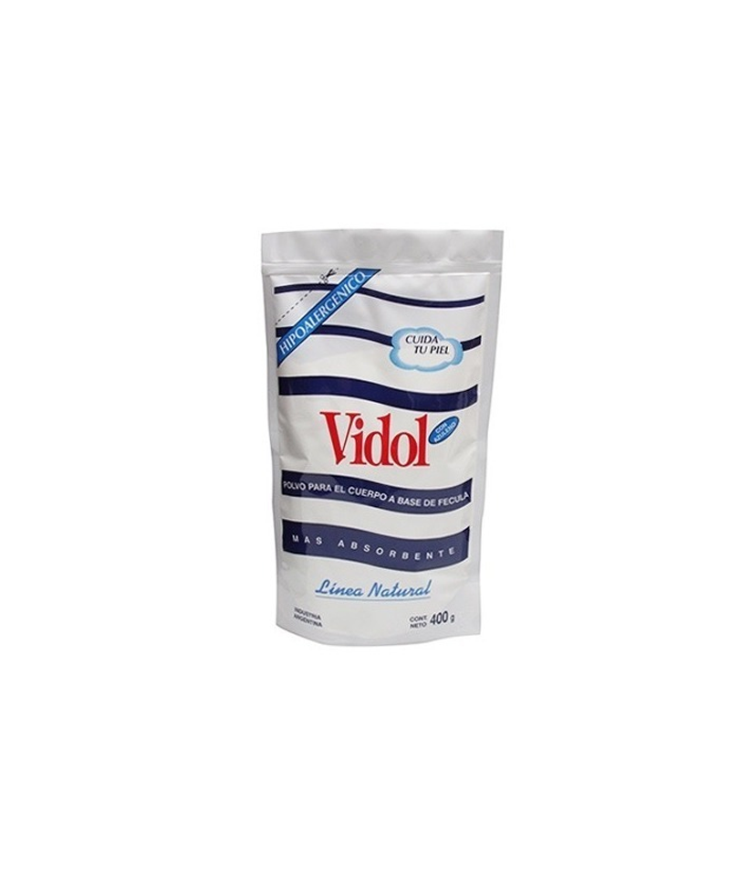 Talco Vidol Fécula X 400 Gr
