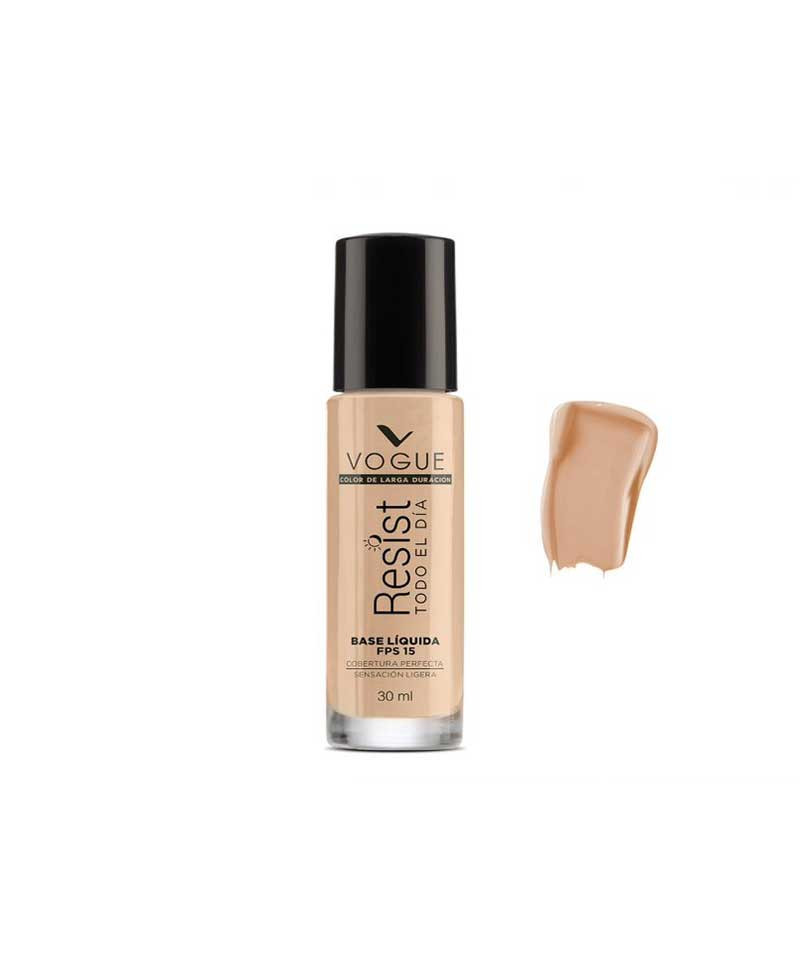Base Maquillaje Vogue Resist Tono Petalo X 30 Ml